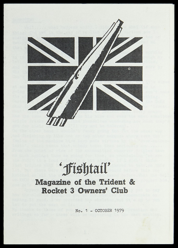 Fishtail Archive - 1979/80 - Trident & Rocket 3 Owners ClubTrident ...