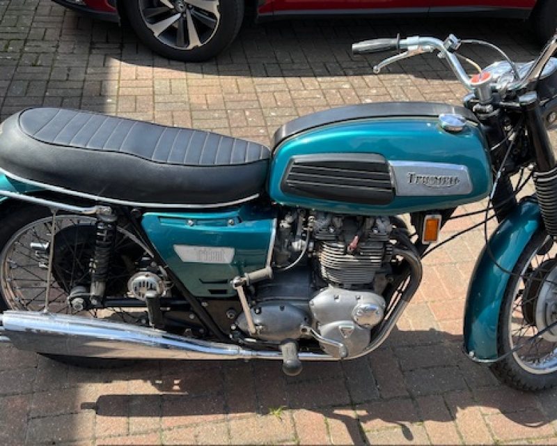 Triumph Trident T150T V5 noted 1969 matching numbers a usable classic ...